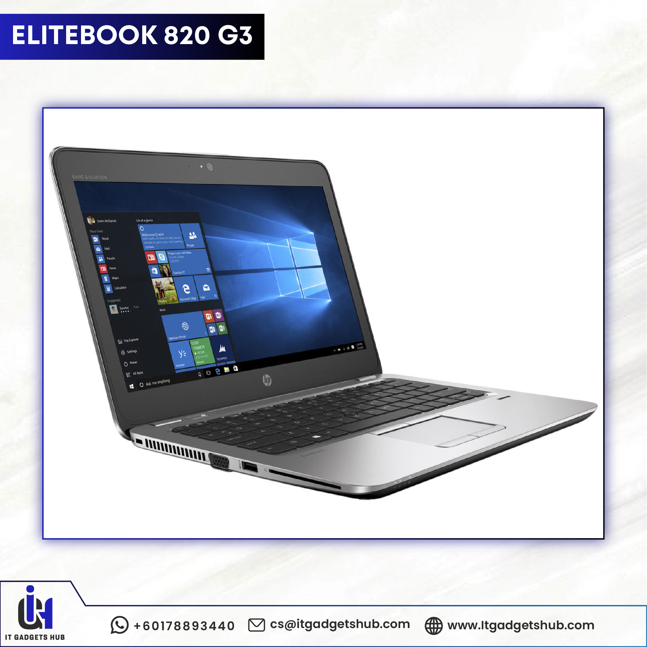HP EliteBook 820 G3 – IT Gadgets Hub Malaysia