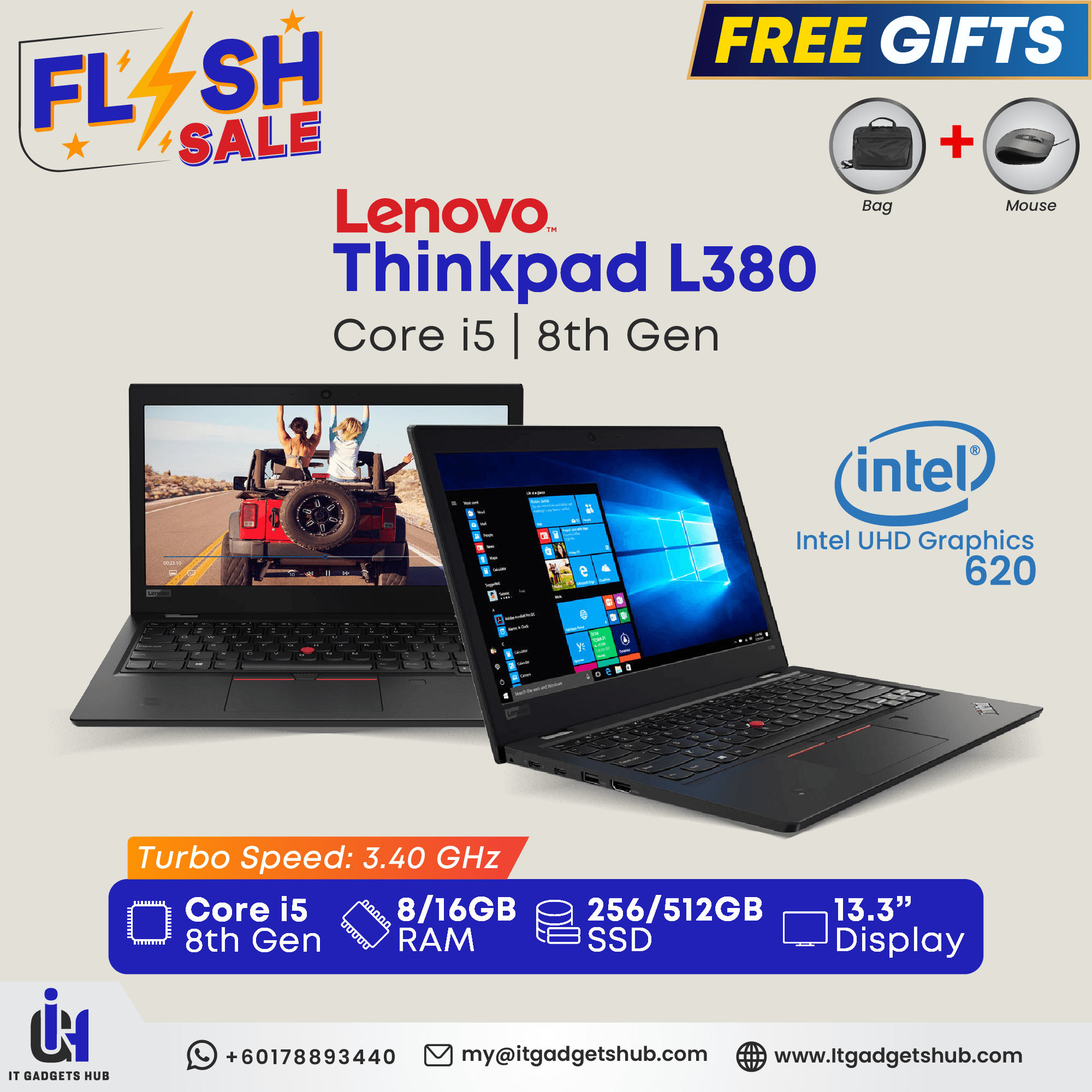 Lenovo ThinkPad L380/L390 – IT Gadgets Hub Malaysia