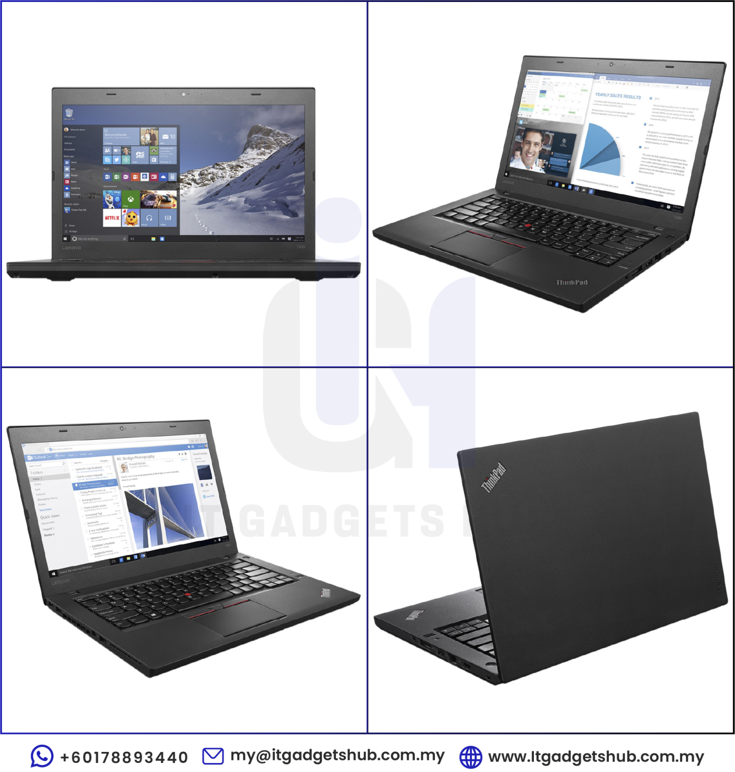 Lenovo ThinkPad T460 – IT Gadgets Hub Malaysia